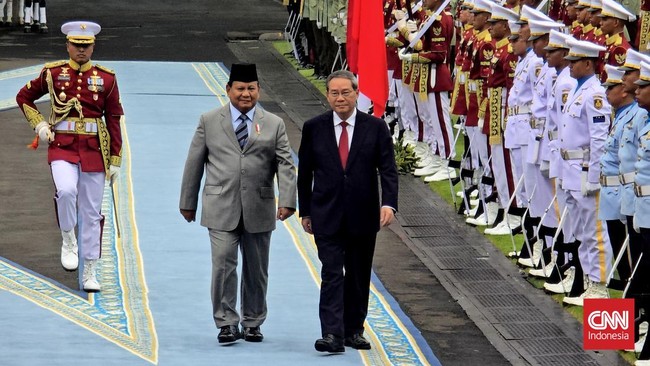 Prabowo Sambut Kehadiran PM China Li Qiang di Istana Merdeka – Atjeh Watch