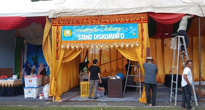 Stand Pameran Pembangunan HUT ke-69 Aceh Besar Mulai Didirikan – Atjeh ...
